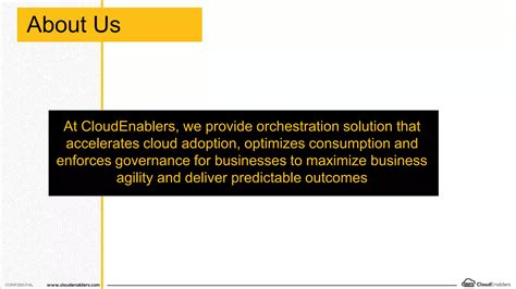 cloudenablers profile ppt