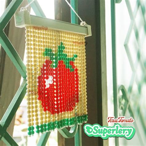 🍅beaded Curtain Tomato🍅 By Stuffsite On Twitter Ricamo Uncinetto