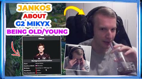Jankos About G2 MIKYX Being OLDEST G2 Player YouTube