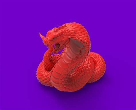 Snake 3d Printing Model
