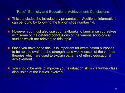 Ppt “race” Ethnicity And Educational Achievement Data And