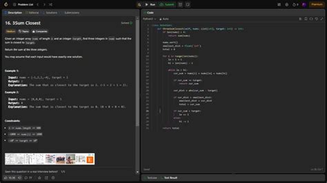 How I Solved 3sum Closest G Harvey Samuel Ii Posted On The Topic