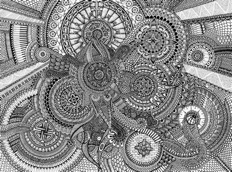 Colouring Of Mandala Hard Clip Art Library