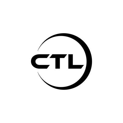 Ctl Letter Logo Design In Illustration Vector Logo Calligraphy Designs For Logo Poster
