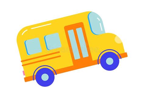 School Bus Icon Stock Vector Illustration Of Young 262632255