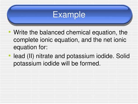 PPT Ionic Equations PowerPoint Presentation Free Download ID