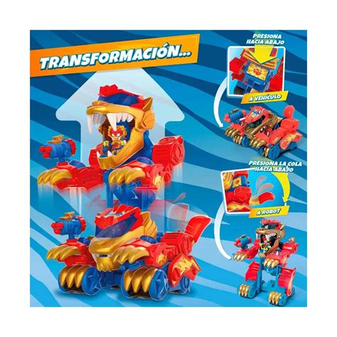 Superthings Wild Tigerbot Robot Tigre Transformable Figuras Y