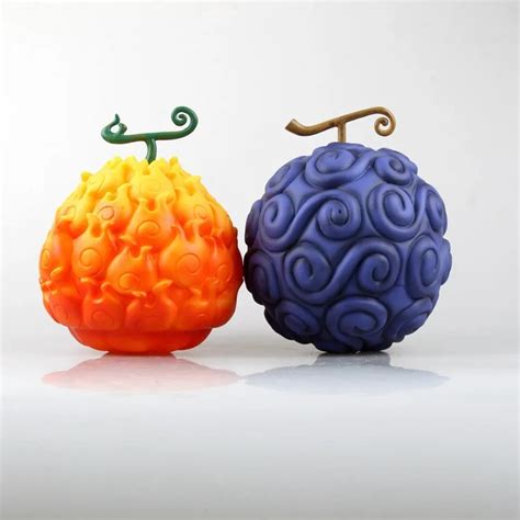 One Piece Devil Fruit Ace Flame Flame Fruit And Luffy Gum Gum Fruit Pvc