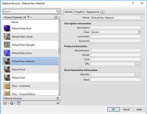 Custom Materials In Revit Custom Materials In Revit
