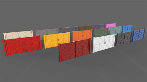 Metal Gate C1 3d Model By Daiklord