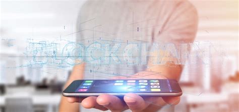 Premium Photo Businessman Holding A 3d Rendering Blockchain Cube Isolated On A Background