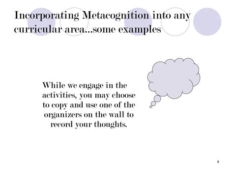 Ppt Developing Metacognitive Skills In Our Students Powerpoint