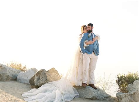 Romantic Intimate Huge Sur Elopement Swanky Wedding