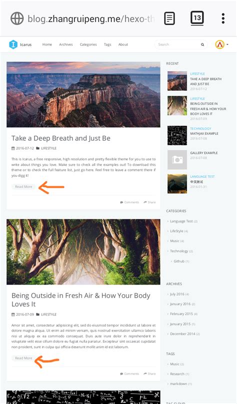 How To Add Read More In Blog · Issue 295 · Ppofficehexo Theme Icarus · Github