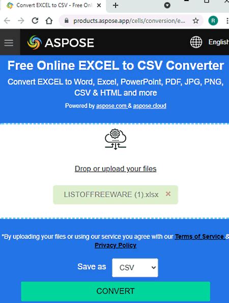 Best Free Excel To CSV Online Converter Websites