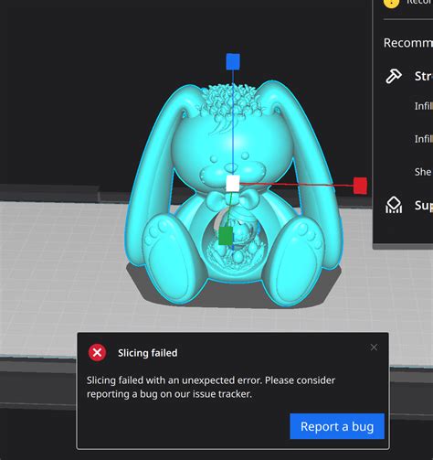 Slicing Failure On A Bunny Issue Ultimaker Cura Github