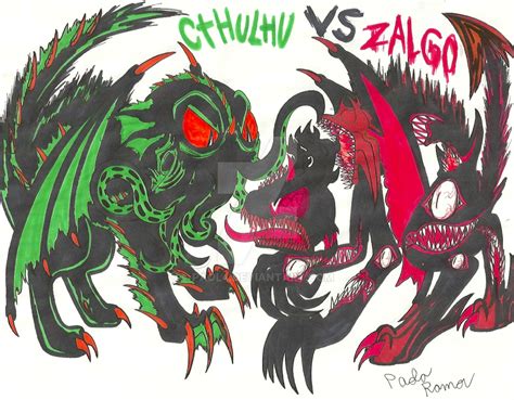 Zalgo Vs Cthulhu By Paol4 On Deviantart