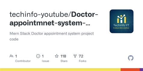 Github Techinfo Youtube Doctor Appointmnet System Mern Project Mern