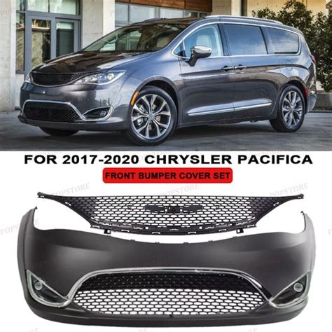 Front Bumper Cover Set For 2017 2020 Chrysler Pacifica Ch1000a26c