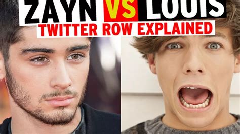 Louis Tomlinson And Zayn Malik Fight On Twitter Over Swipe At Naughty