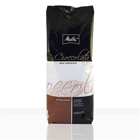 Melitta Cioccolata Style Milk Chocolate Kakao 10 x 1kg, Kakaopulver 15% ...