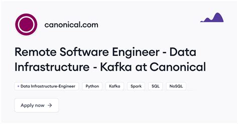 canonical hiring software engineer data infrastructure kafka