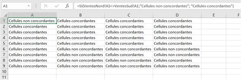 Comparer Deux Feuilles Pour Identifier Les Différences Dans Excel Et