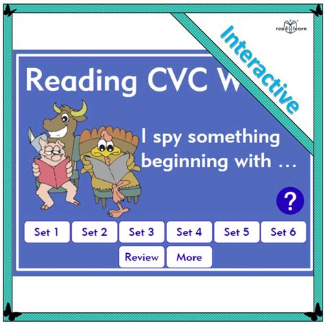 Reading Cvc Words Readilearn