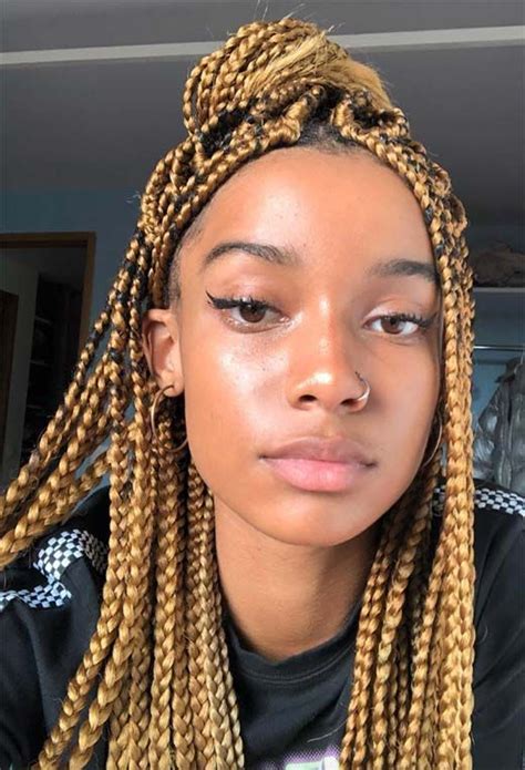 61 Badass Box Braids To Inspire Box Braid Hairstyles Hair Styles