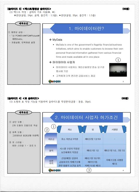 itq자격증 itq파워포인트 2023년 08월 12일 a형 기출문제 풀이 네이버 블로그