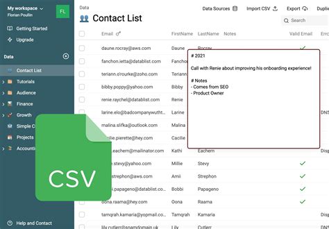 free online csv editor and viewer by datablist