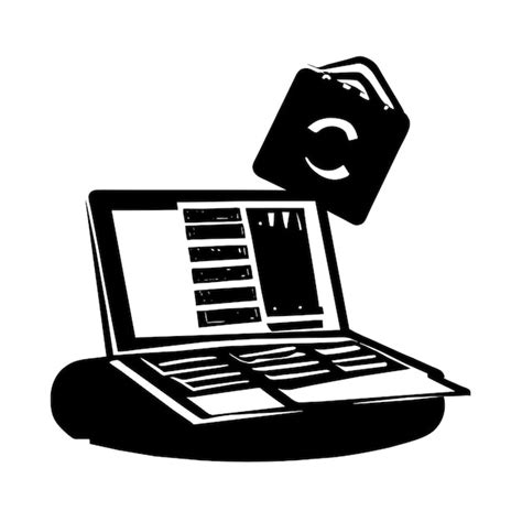 Update Software Vector Illustration Linocut Premium Ai Generated Vector