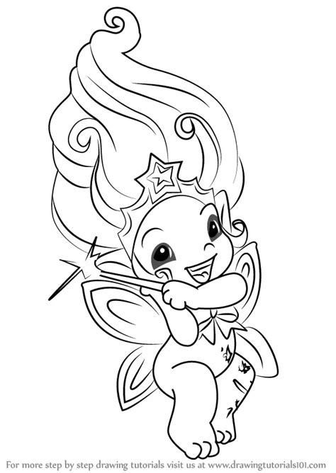 How To Draw Wishka From The Zelfs The Zelfs Step By Step