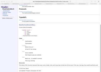 Documenting Your Objective C And Swift Code In Xcode With HeaderDoc And Doxygen