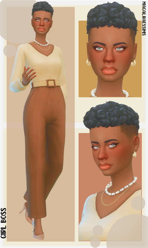 Girl Boss Maxis Match Lookbook Maxismatchccworld On Tumblr