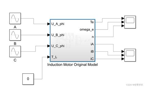 SIMULINK全网最牛逼自制感应电机simulink模型基于原始方程 直线感应电机simulink CSDN博客
