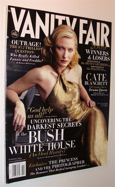 Vanity Fair Magazine February 2009 Cate Blanchett Cover