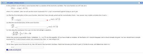 Solved In This Problem We Will Study A Wave Function That Is Chegg Com