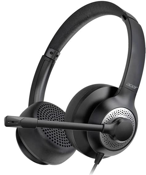 Наушники Накладные Acer Гарнитура Acer Ohw309 для компьютера накладные проводные Usb 3 5 мм