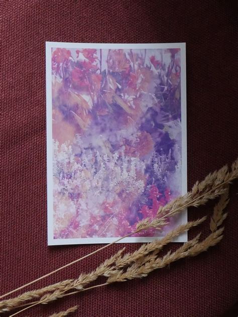 Chromogenic Color Print On Rc Paper Lustre Double Exposure Flowers Analog Photography Etsy