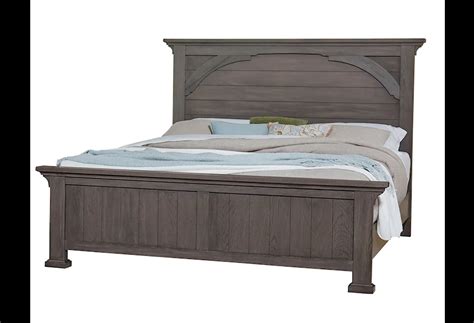 Vaughan Bassett Vista Transitional King Mansion Bed Belfort Furniture