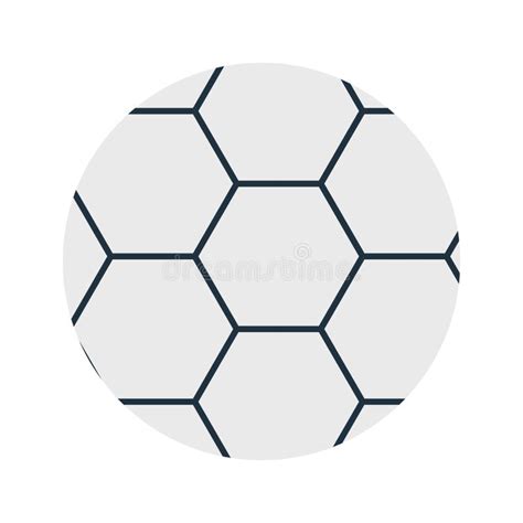 Soccer Ball Flat Style Icon Vector Design Stock Vector Illustration