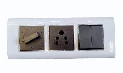16a Polycab White Modular Combination Switch Socket 1m 2 Way At ₹ 29 Piece In Karnal