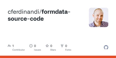 Github Cferdinandiformdata Source Code