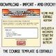 Canvas LMS Course Template CTE Communication Technology Customizable
