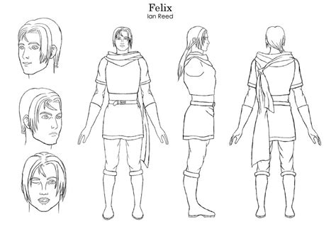 Felix Model Sheet Sketch By Sarix On Deviantart
