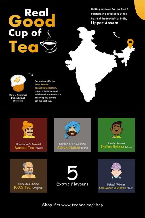 Tea Bro Instant Milk Tea Kali Mirch And Adrak Flavour Pahadi Winter