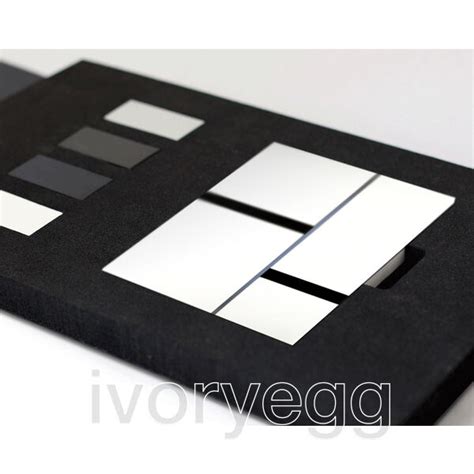 Sample Box Fibonacci Aluminium Quad Satin White By Basalte Ivory Egg