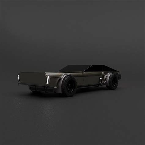 Sci Fi Muscle Car 3d Model Cgtrader