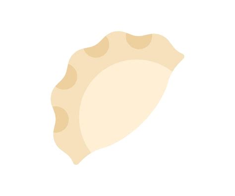 Premium Vector Dumpling Vector Isolated Emoticon Dumpling Icon